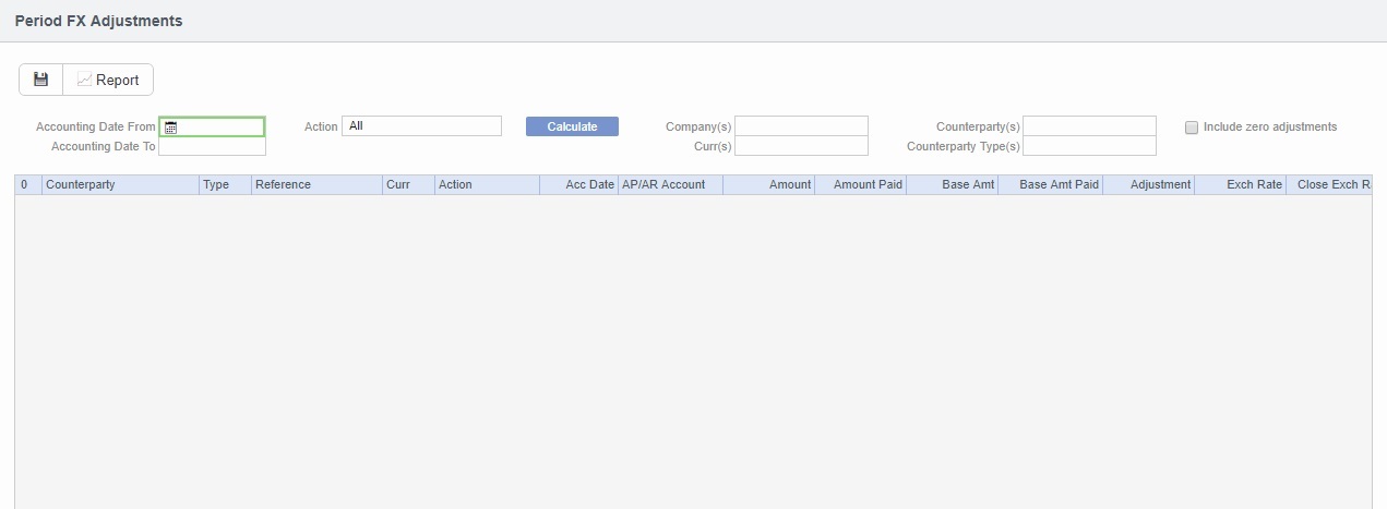 IMOS - Period FX Adjustments